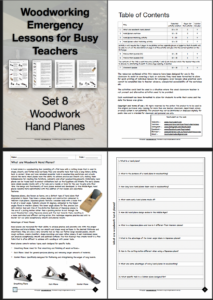 Woodwork Lessons - Set 8 - "Hand Planes" - Teacher Professional Development
