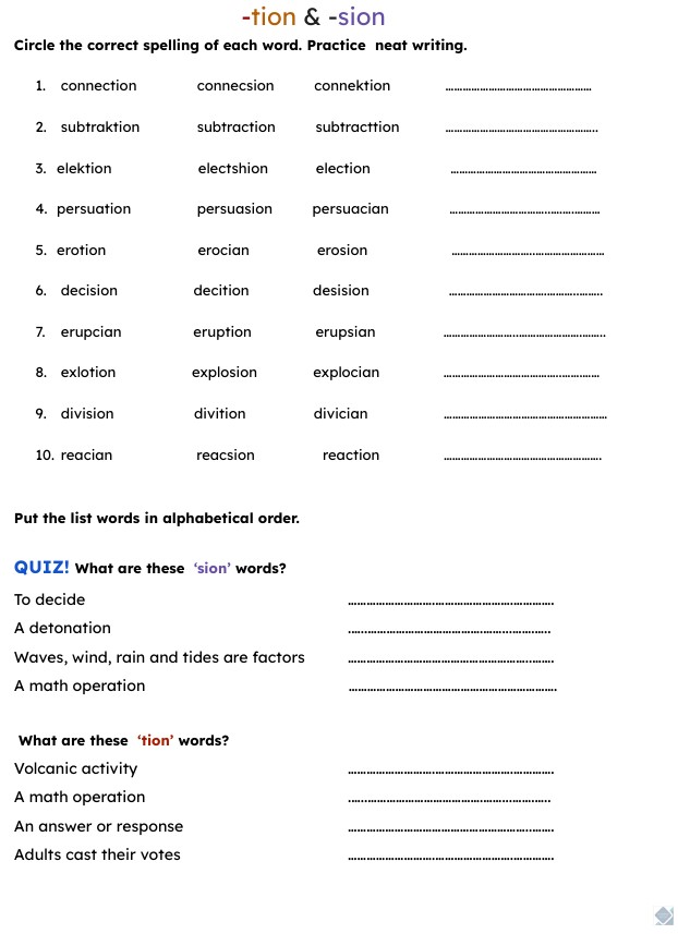 Year 6-8 Nominalisation | sh-tion, zh-sion - Teacher Professional ...