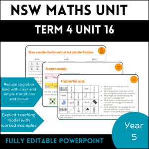 NSW Maths Stage 3 I Year B I Year 6 I Term 3 I Unit 32 - Teacher ...