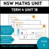 NSW Maths Stage 3 I Year B I Year 6 I Term 3 I Unit 31 - Teacher ...