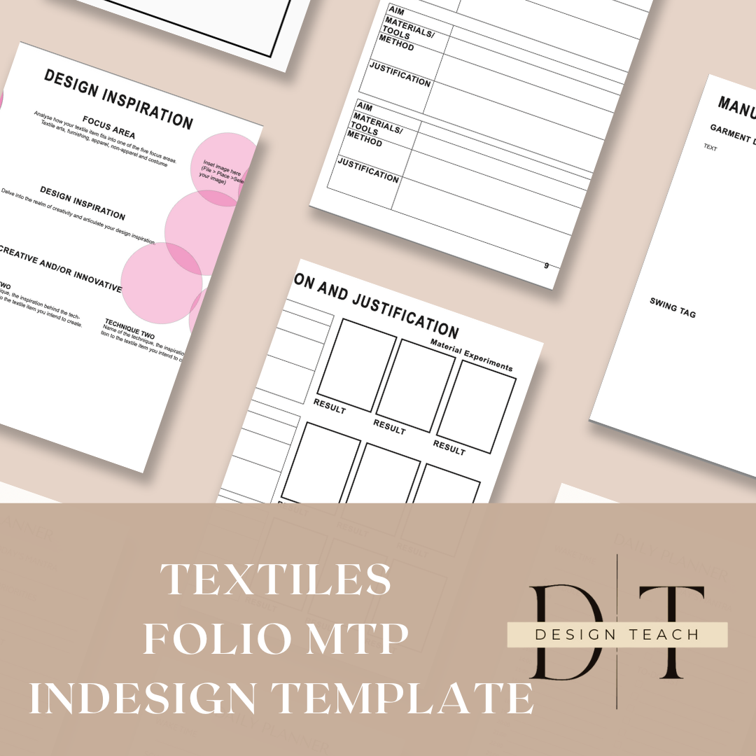 HSC Textiles MTP & Study checklist - Teacher Professional Development