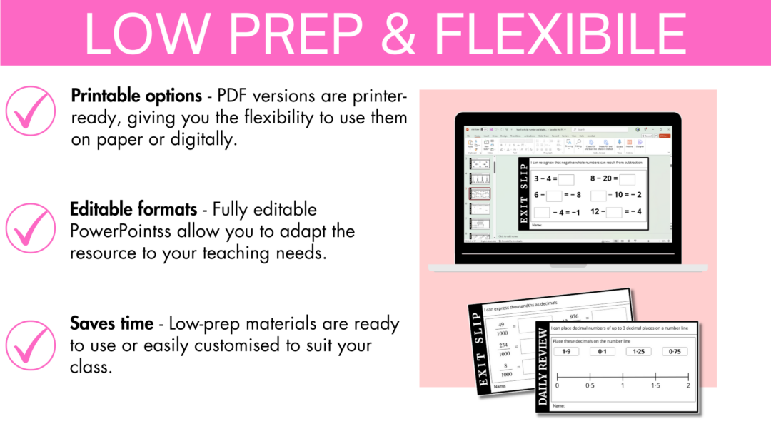Maths Exit Slips | Daily Review | Assessment | Year 6 - Teacher ...