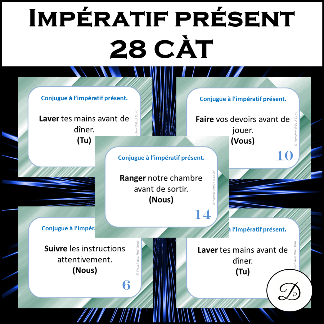 Impératif présent - 28 CÀT / French Imperative - Teacher Professional ...
