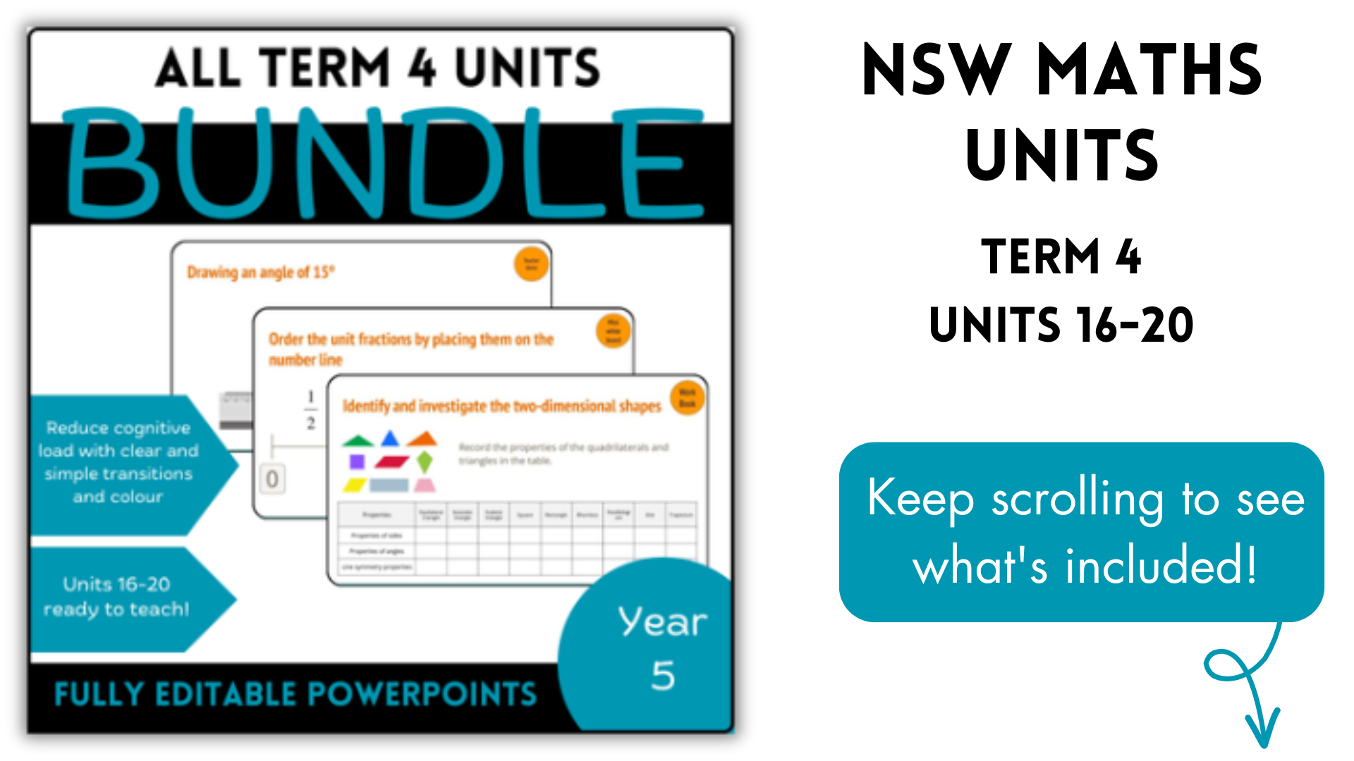 *BUNDLE & SAVE* NSW Maths Stage 3 Year A Term 4 units - Teacher ...