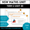 NSW Maths Stage 3 I Year A I Year 5 I Term 3 I Unit 13 - Teacher ...