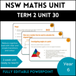 NSW Maths Stage 3 I Year A I Year 5 I Term 3 I Unit 13 - Teacher ...