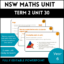 NSW Maths Stage 3 I Year A I Year 5 I Term 3 I Unit 13 - Teacher ...