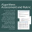 Complete 2 Year Digital Technologies Assessment and Rubric Bundle ...
