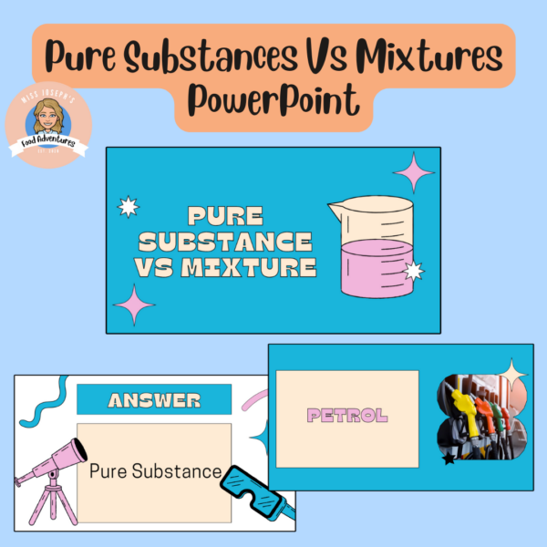 Pure Substances Vs Mixtures - Teacher Professional Development