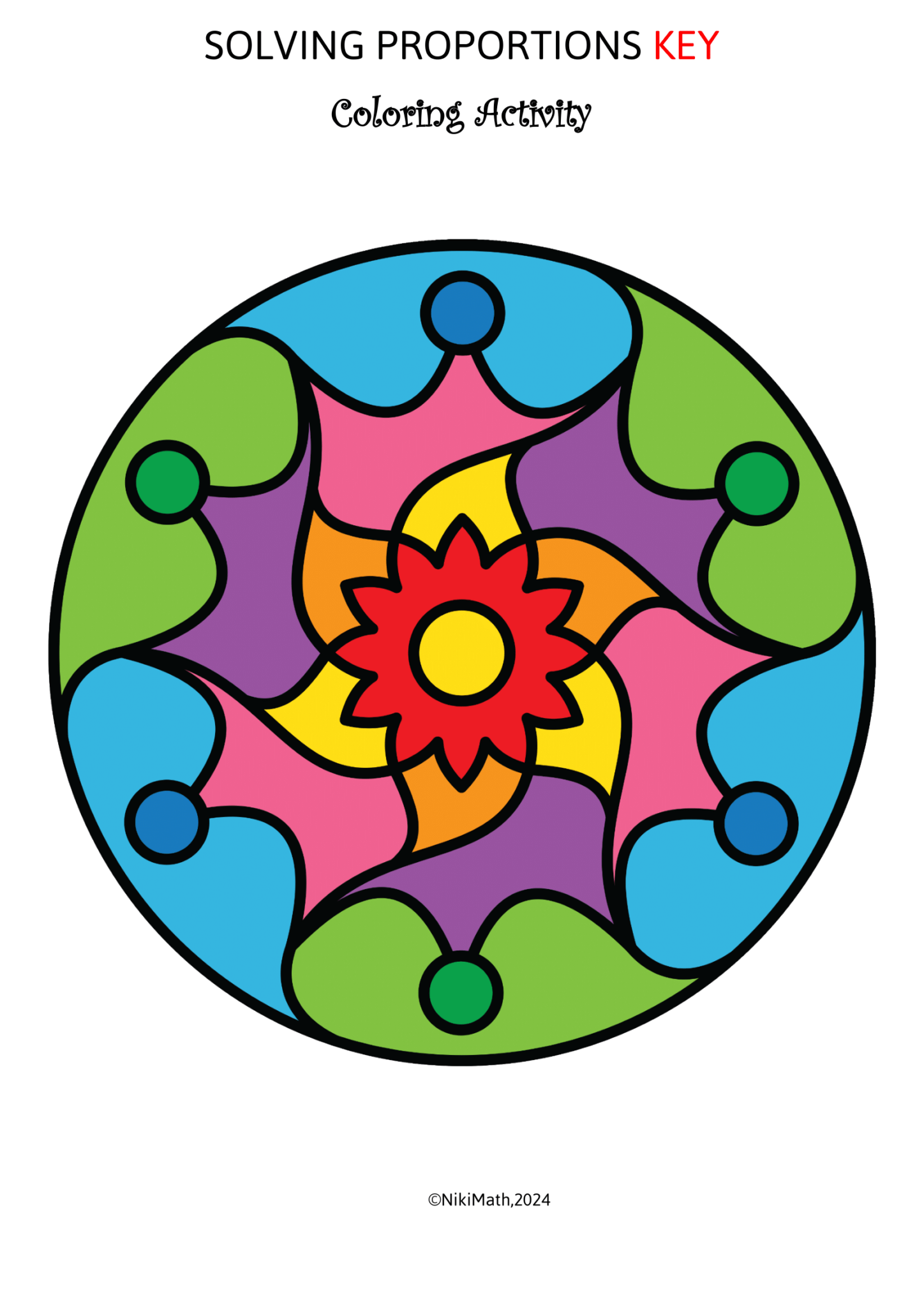 Solving Proportions - Coloring Activity/Color by Code - Teacher ...