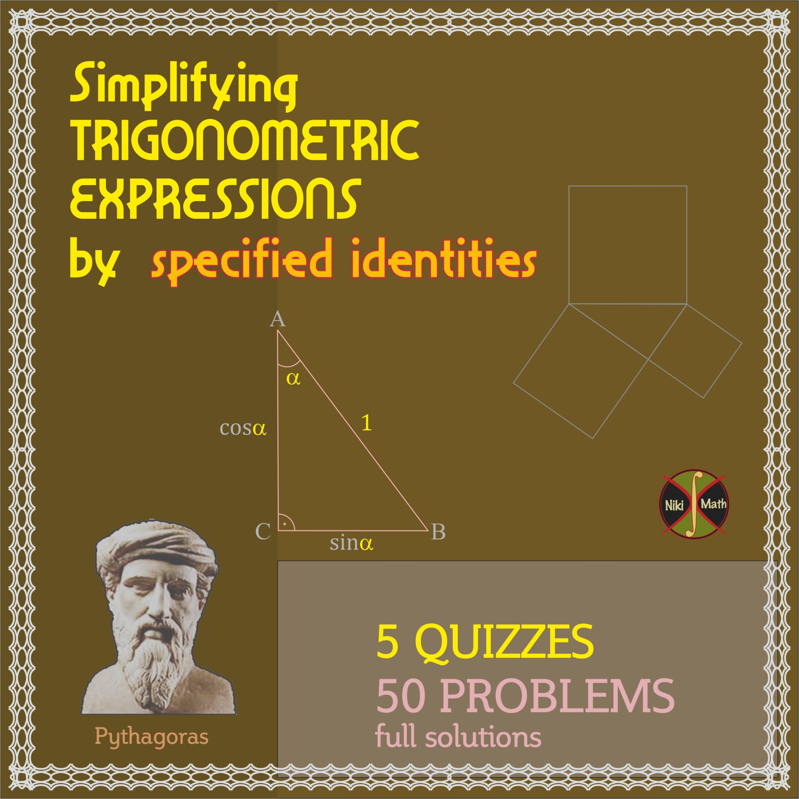 Simplifying Trig Expressions by SPECIFIED trig identities (full typed ...