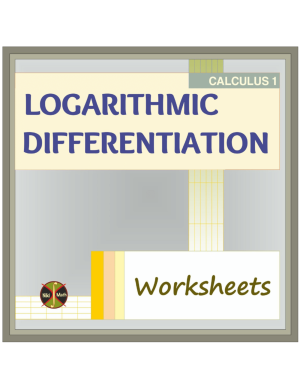 Calculus: LOGARITHMIC DIFFERENTIATION - WS (24 problems - solutions ...