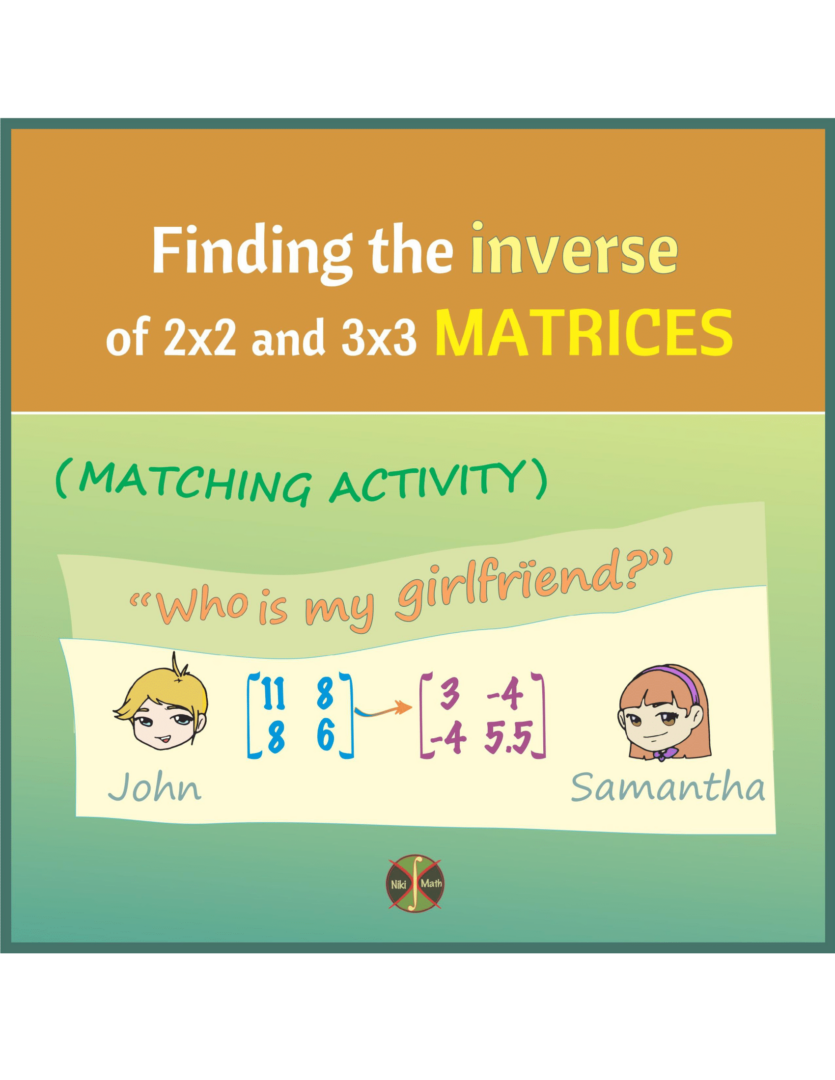 Inverse of 2x2 and 3x3 Matrices - "Who is my girlfriend?" Matching ...