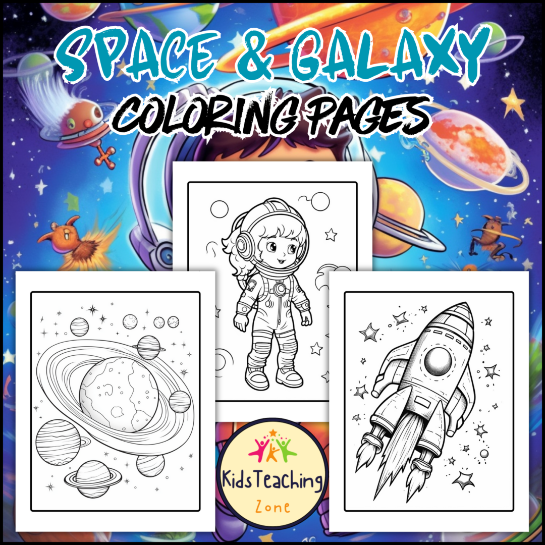 Space and Galaxy Coloring Pages | Space Themed Coloring Sheets ...