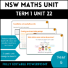 NSW Maths Stage 3 I Year A I Year 5 I Term 3 I Unit 11 - Teacher ...