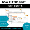 NSW Maths Stage 3 I Year A I Year 5 I Term 3 I Unit 13 - Teacher ...