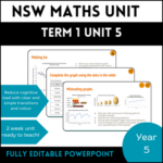 NSW Maths Stage 3 I Year A I Year 5 I Term 3 I Unit 13 - Teacher ...
