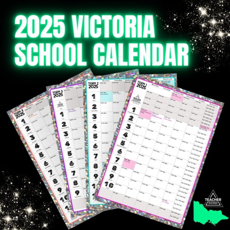 FREE VIC Term 4 School Planner 2025 - Teaching Resource
