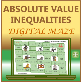 Absolute Value Inequalities - Digital Maze - Teacher Professional ...
