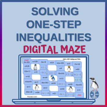 One-Step Inequalities - Digital Maze - Teacher Professional Development