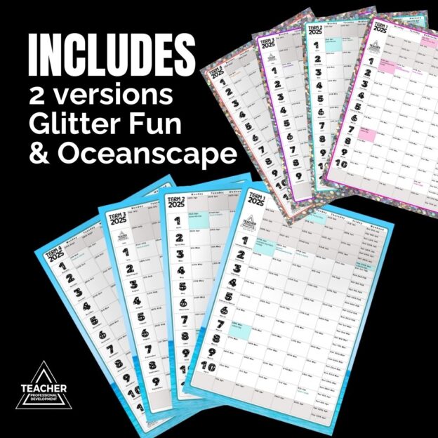 2025 TAS Full-Year School Term Planner - Teacher Professional Development