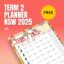 FREE NSW Term 2 School Planner 2025 - Teaching Resource