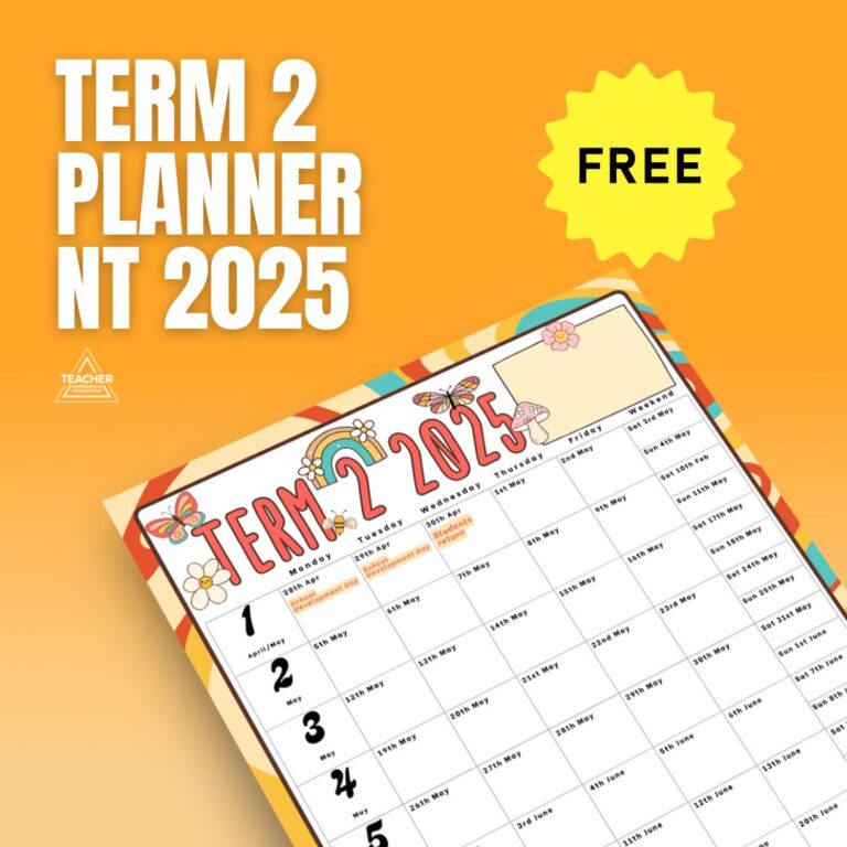 FREE NSW Term 2 School Planner 2025 - Teaching Resource