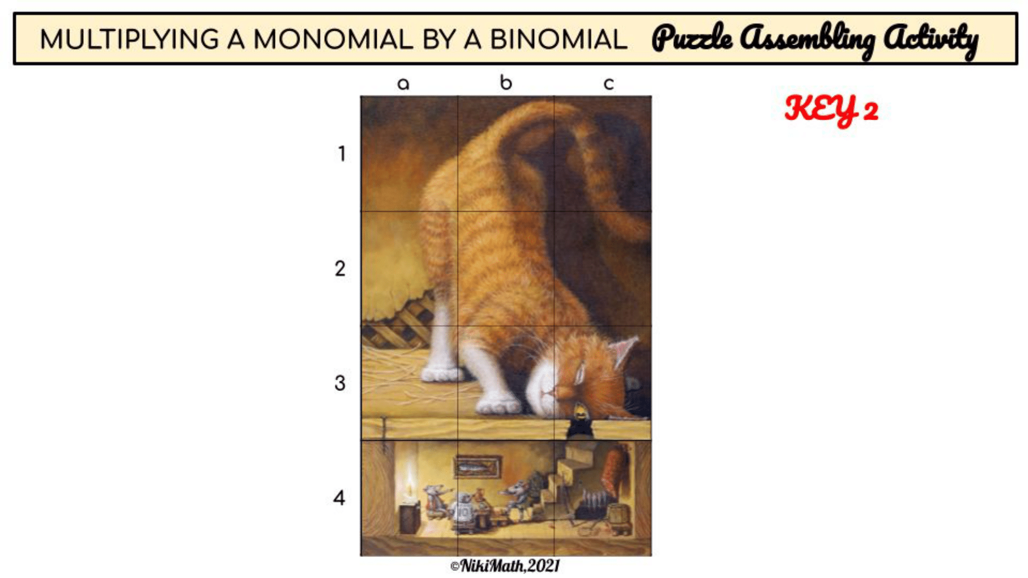 Multiplying a Polynomial (Binomial) by a Monomial - Digital Puzzle ...