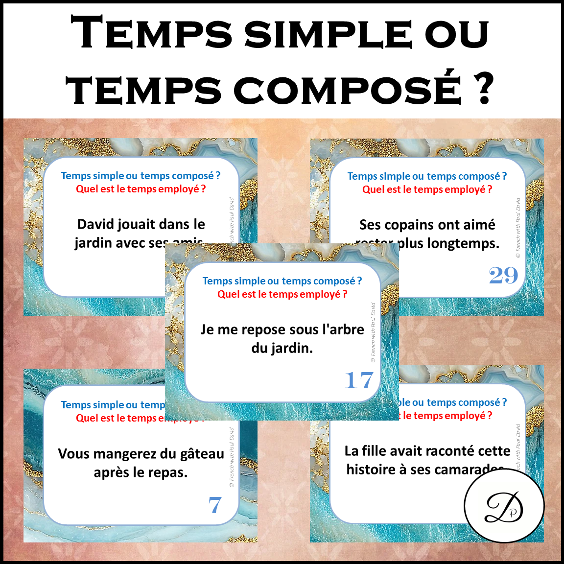 Types de phrases - affiches et cartes à tâches - Teacher Professional ...