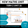 NSW Maths Stage 3 I Year A I Year 5 I Term 3 I Unit 13 - Teacher ...
