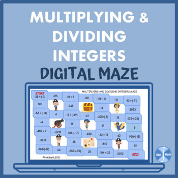 Multiplying & Dividing Integers - Digital MAZE - Teacher Professional ...