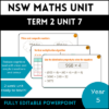 NSW Maths Stage 3 I Year A I Year 5 I Term 3 I Unit 12 - Teacher ...