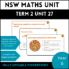NSW Maths Stage 3 I Year A I Year 5 I Term 3 I Unit 13 - Teacher ...