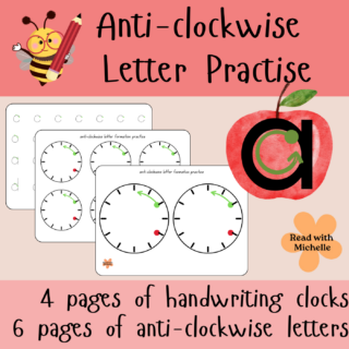 Anti-Clockwise Letter Practice o, c, a, d, g, q - Teacher Professional ...