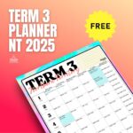 FREE QLD Term 3 School Planner 2025 - Teaching Resource