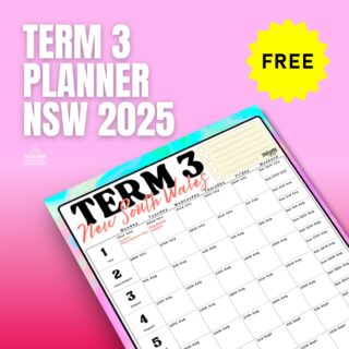 Free School Term Planner - Teacher Professional Development
