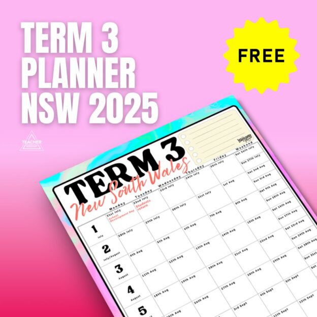 Free School Term Planner - Teacher Professional Development