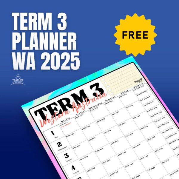 Free School Term Planner - Teacher Professional Development
