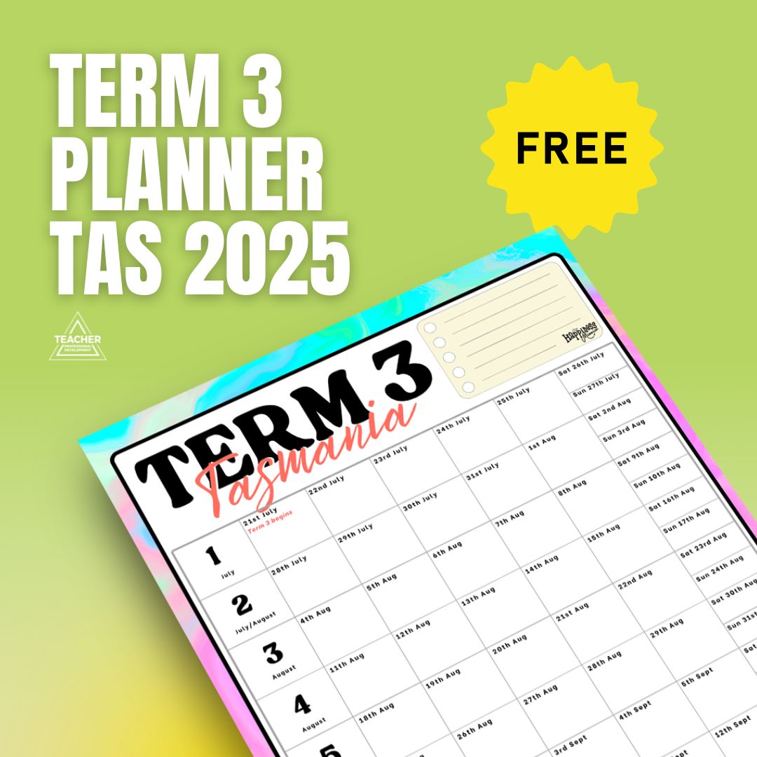 Free School Term Planner - Teacher Professional Development