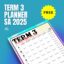 2025 NSW Full-Year School Term Planner - Teacher Professional Development