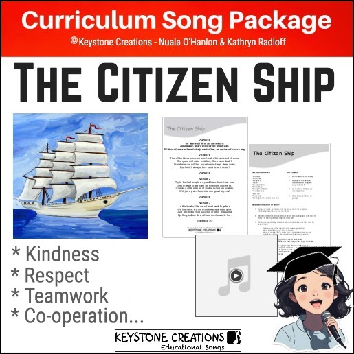 'THE CITIZEN SHIP' (Grades 3-7) ~ Curriculum Song & lesson Materials - Teacher Professional ...