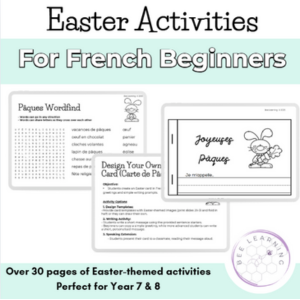 Joyeuses Pâques! French Easter Activities for Beginner French Students ...