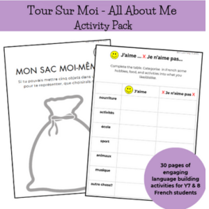 Tout Sur Moi – Beginner French All About Me Speaking & Writing ...