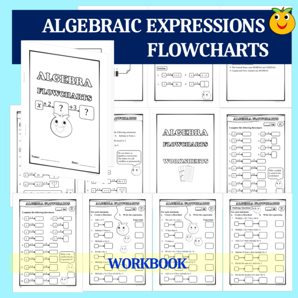 Algebra Flowcharts - Represent Algebraic Expressions on Flowcharts ...