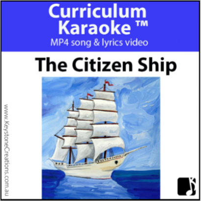 'THE CITIZEN SHIP' (Grades 3-7) ~ Curriculum Song Video - Teacher ...