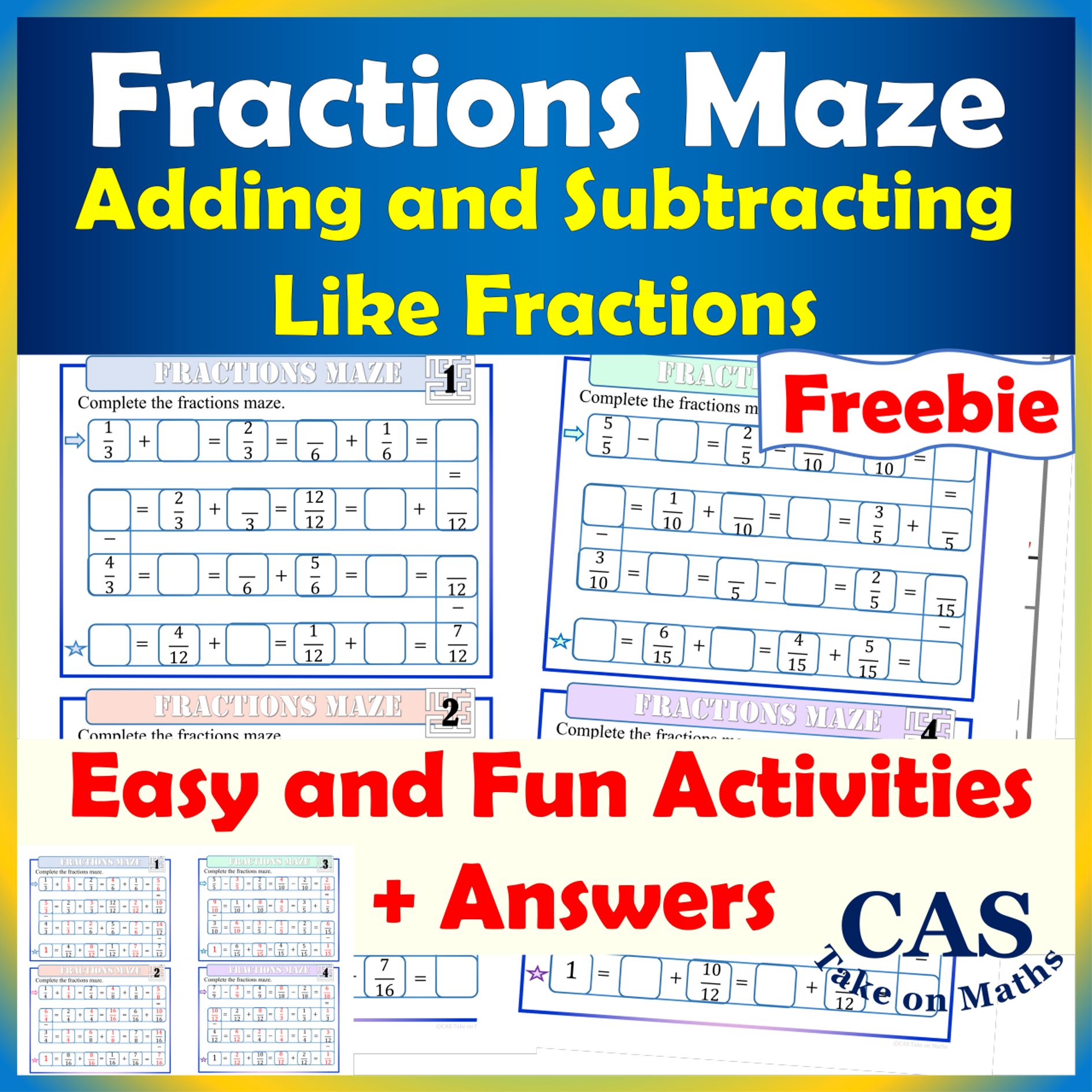 Fractions Decimals Percentages Colouring Activity