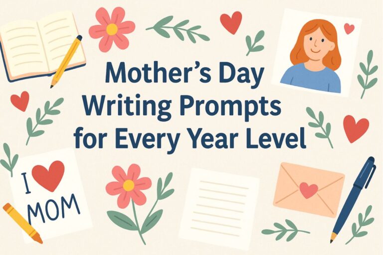 Mother’s Day Writing Prompts for Every Year Level - Teacher ...