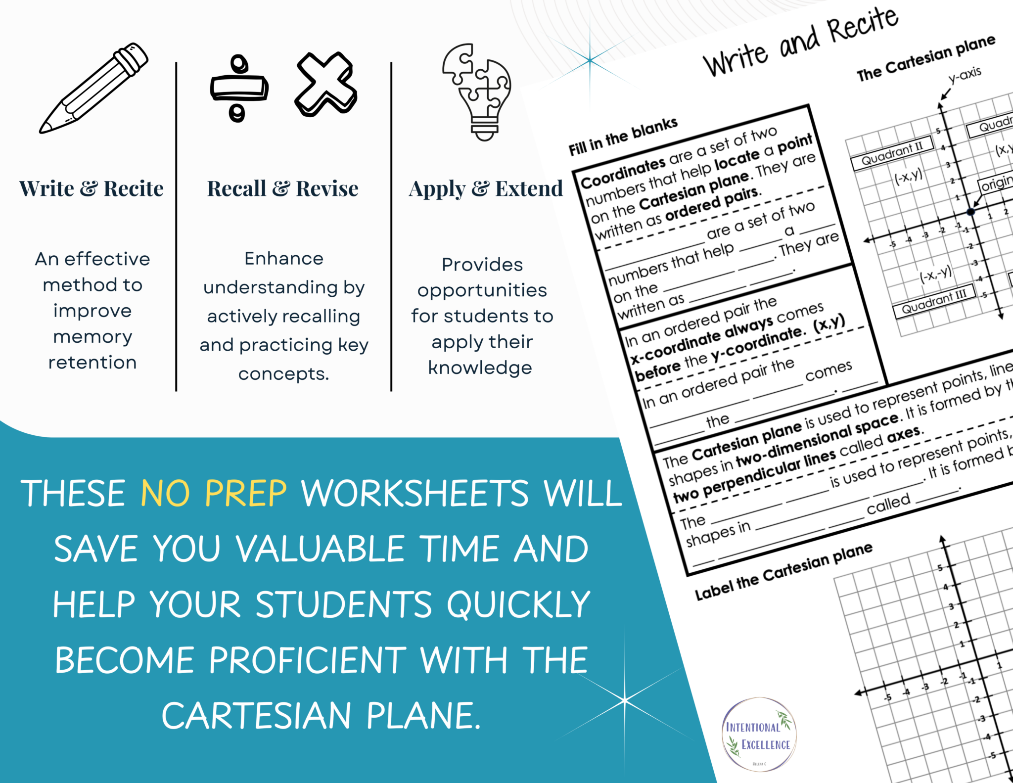 Cartesian Plane Coordinate System Graphing Ordered Pairs Year 5 - 6 ...