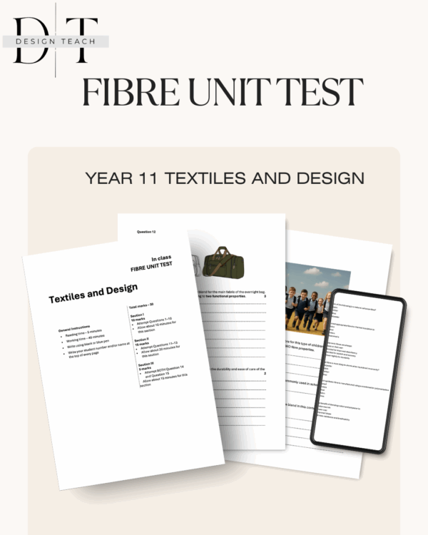 Fibre Unit Test - Teacher Professional Development