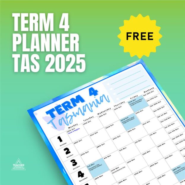 Free School Term Planner - Teacher Professional Development